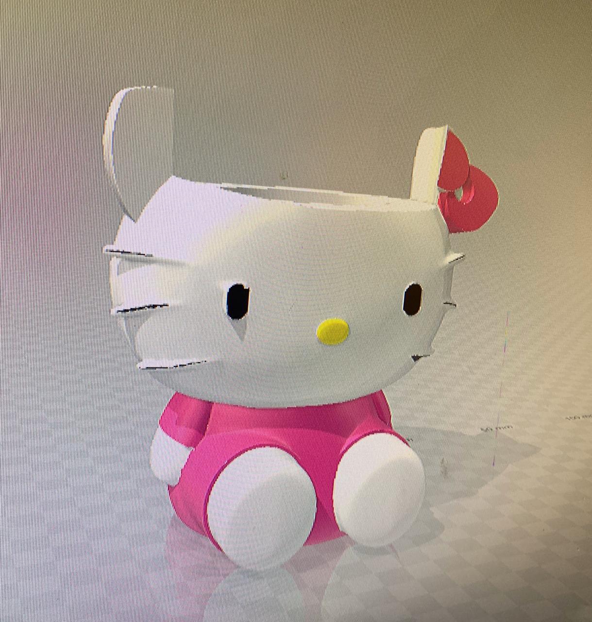 Archivo STL gratis MATE HOLA GATITO CUERPO COMPLETO・Objeto de impresión 3D para descargar・Cults